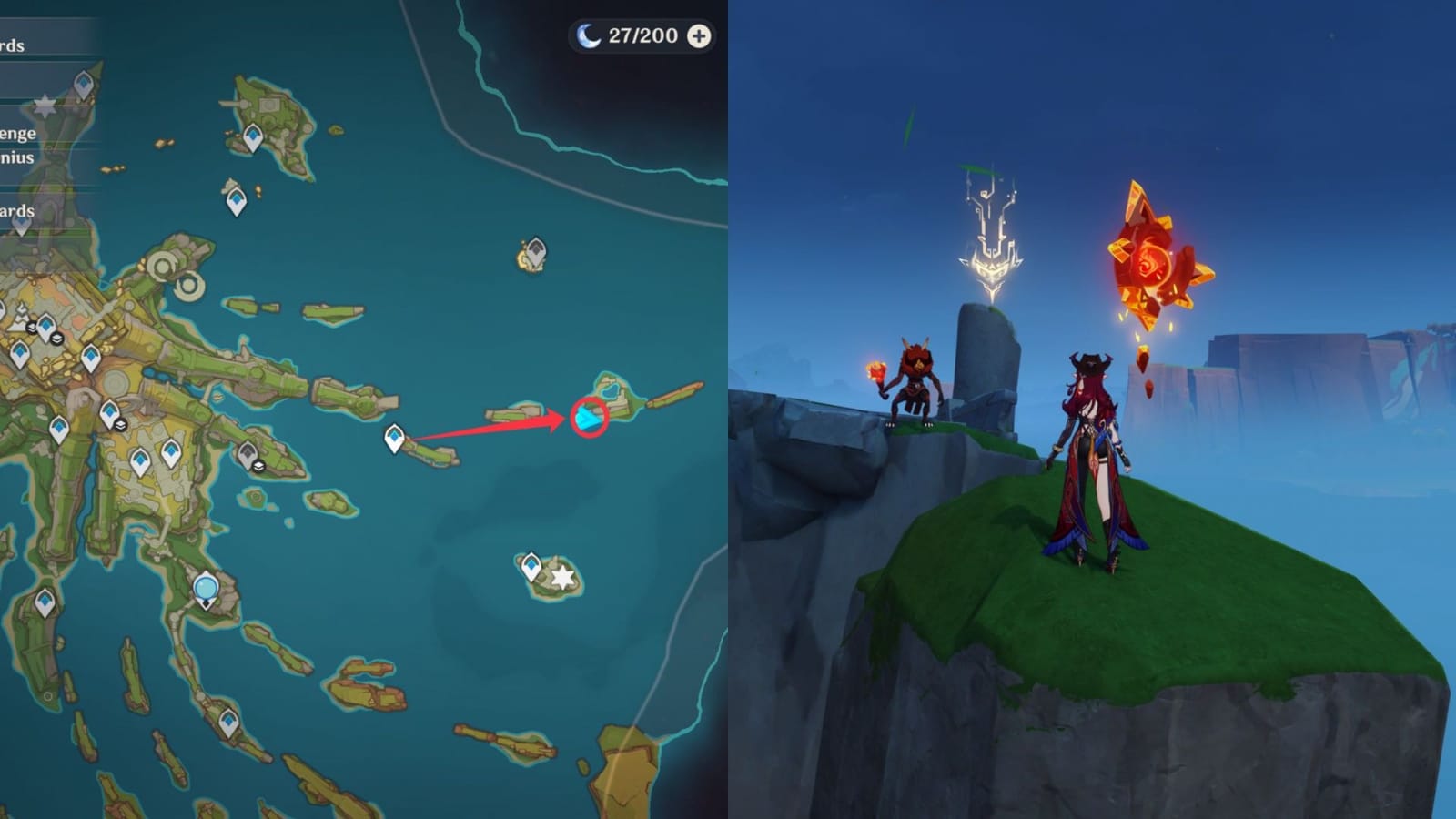 Genshin Impact: How to unlock the floating island Teleport Waypoint in ...