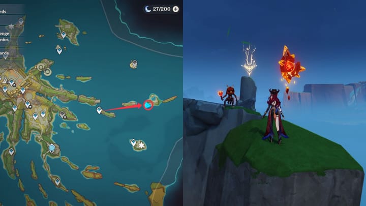 Genshin Impact: How to unlock the floating island Teleport Waypoint in ...