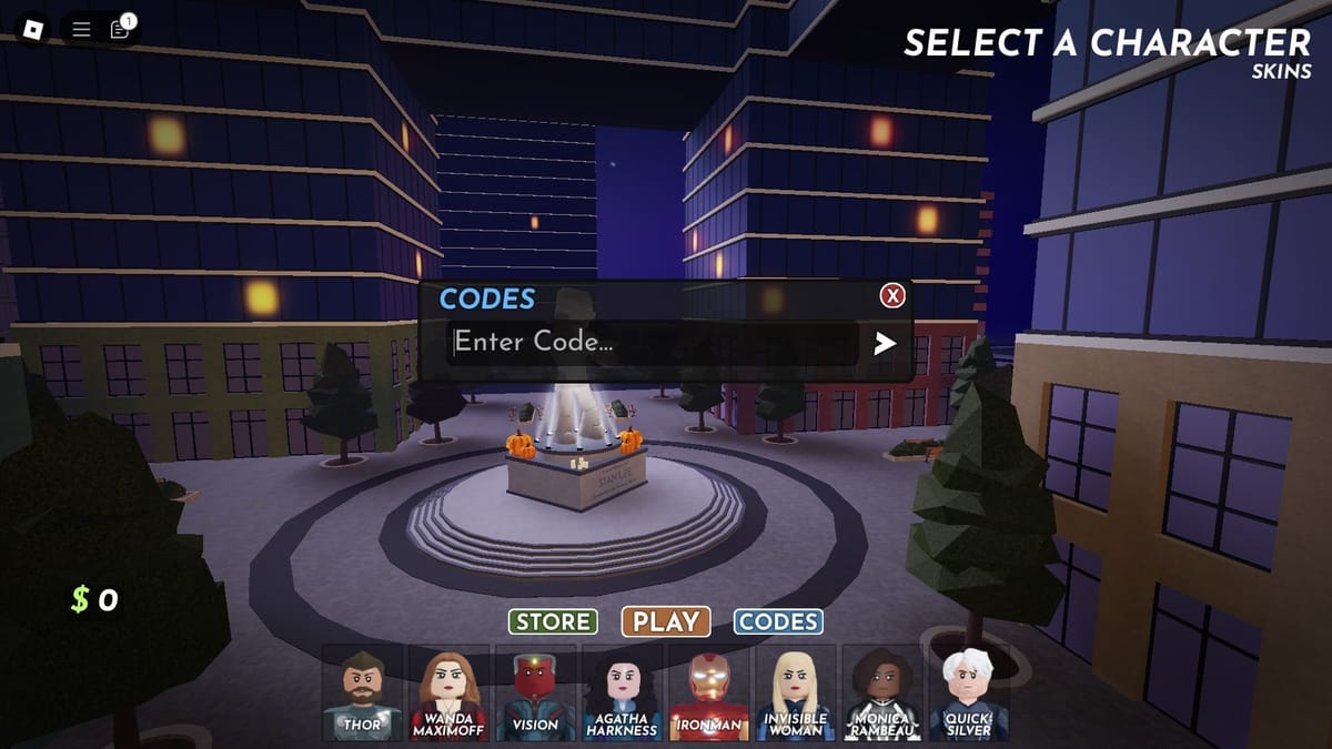 Marvel Omega codes (December 2025)