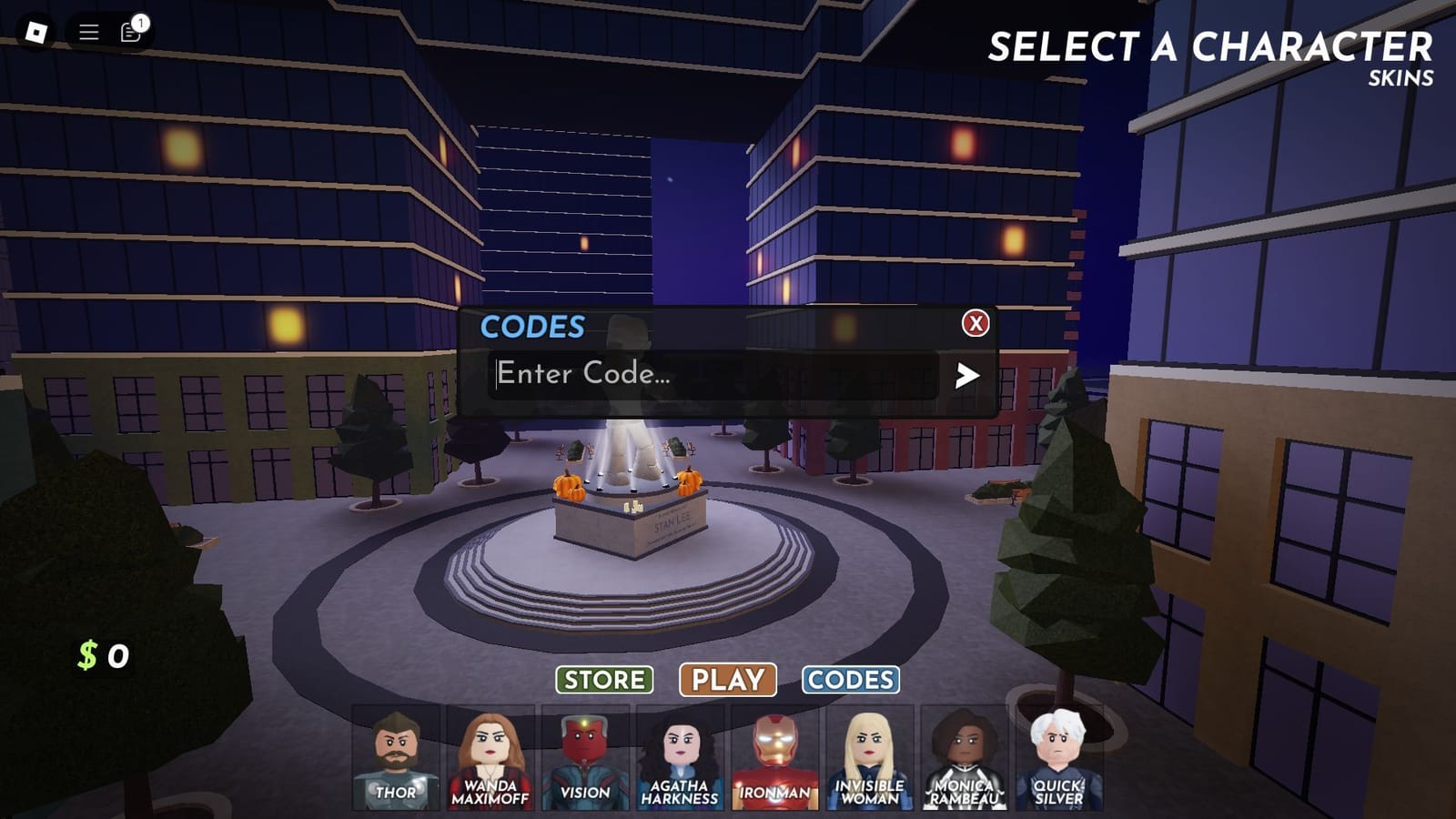 Marvel Omega codes (December 2025)