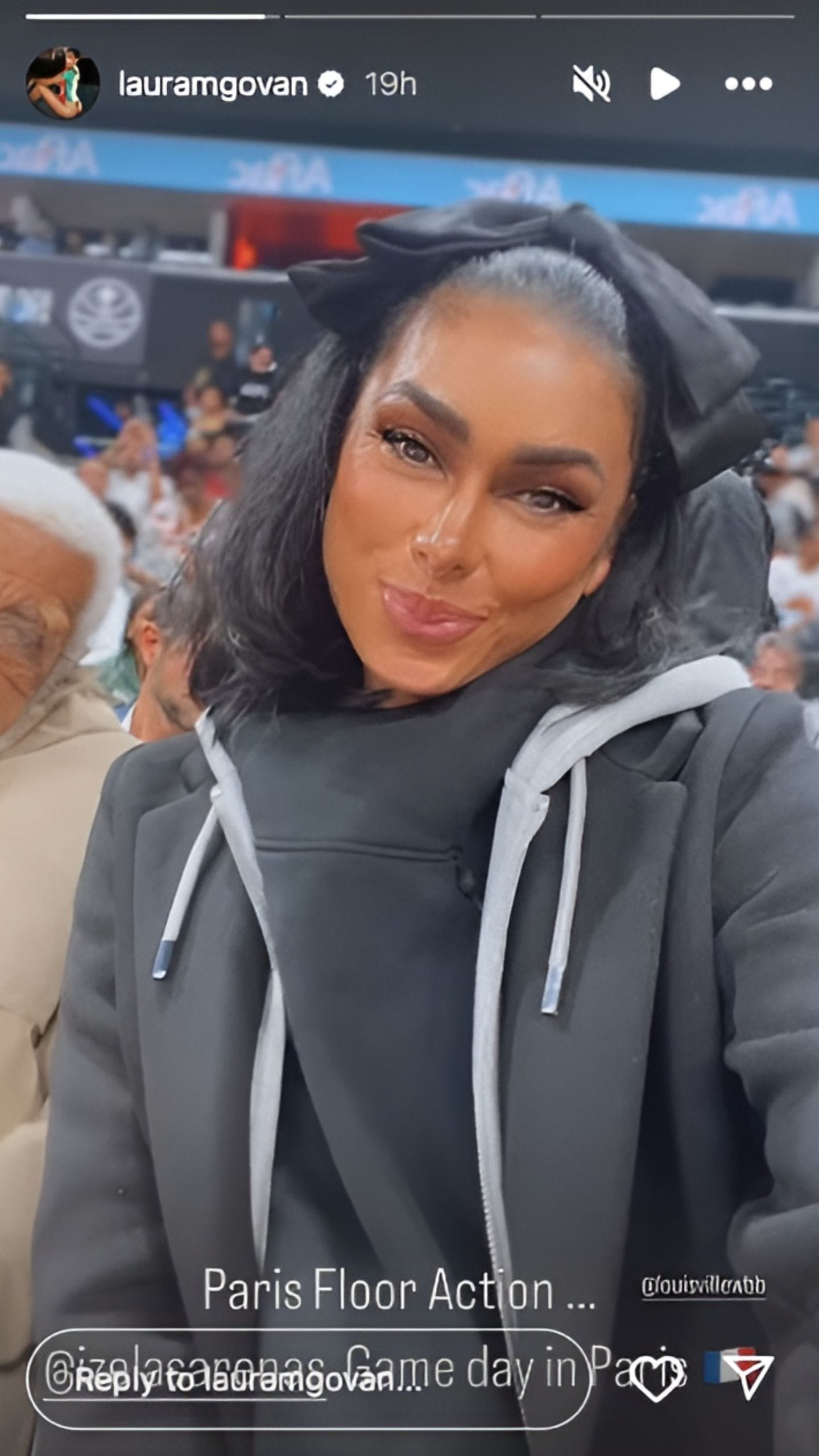 Gilbert Arenas' ex Laura Govan and family proudly watch daughter Izela ...