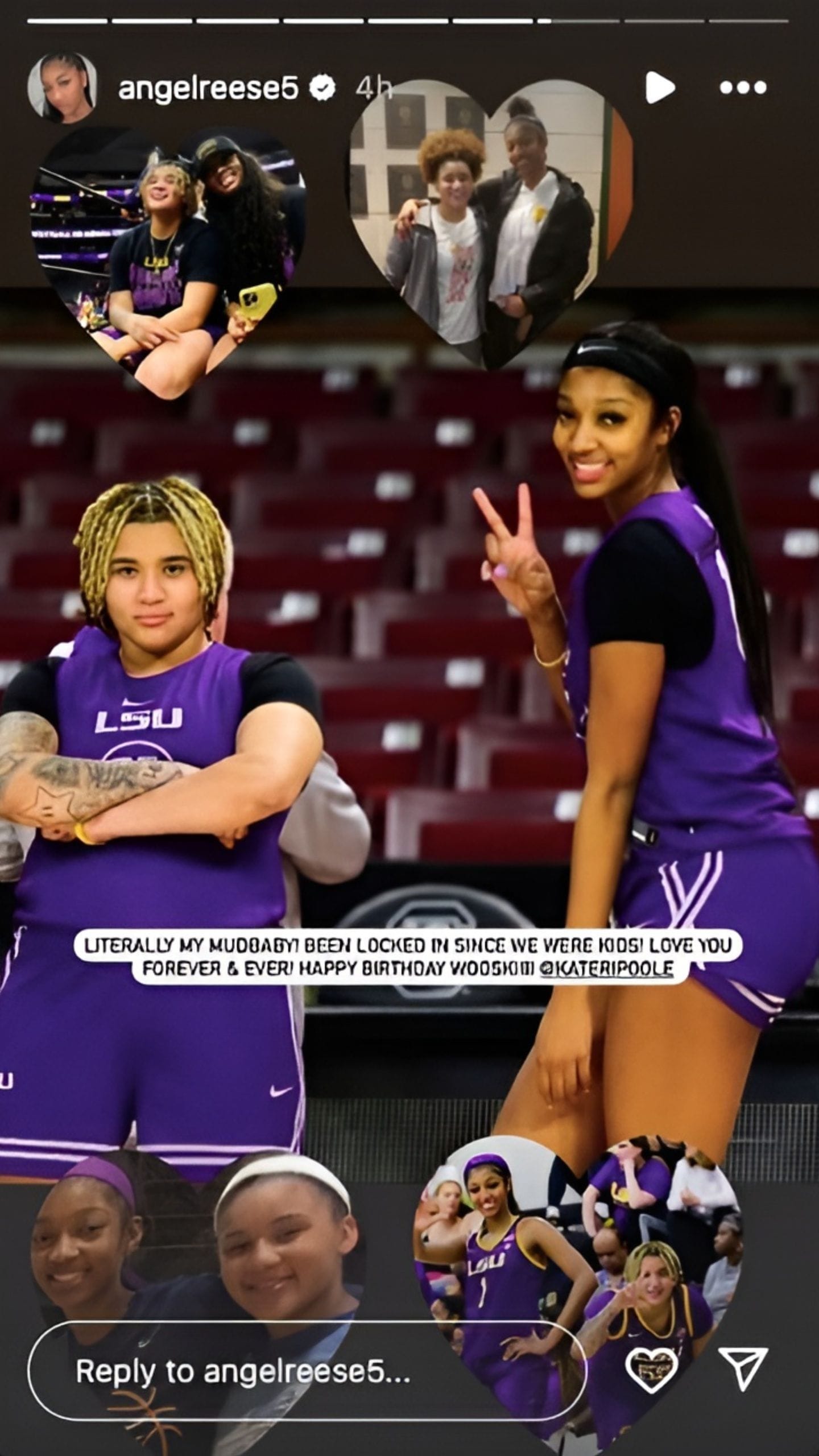 "My mudbaby" - Angel Reese sends birthday love to former LSU teammate ...