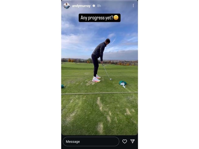 Andy Murray continues golf journey post-retirement, asks fans to give ...