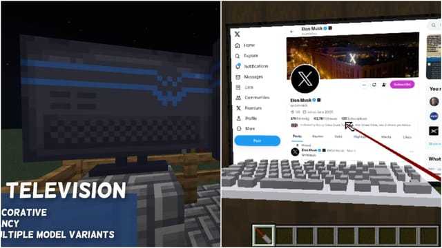 How to make TV in Minecraft