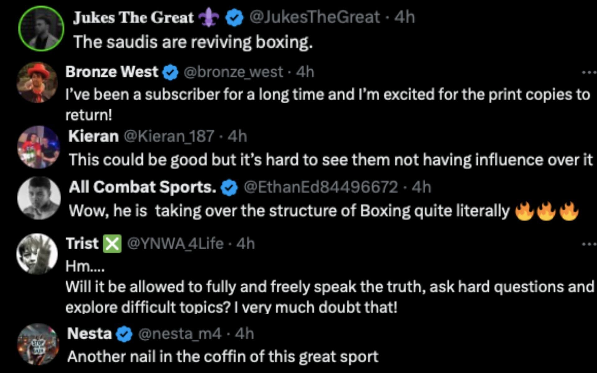 "Another nail in the coffin," "Saudis are reviving boxing" - Fans react ...