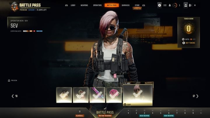 How to unlock all Sev operator skins in Warzone and Black Ops 6?