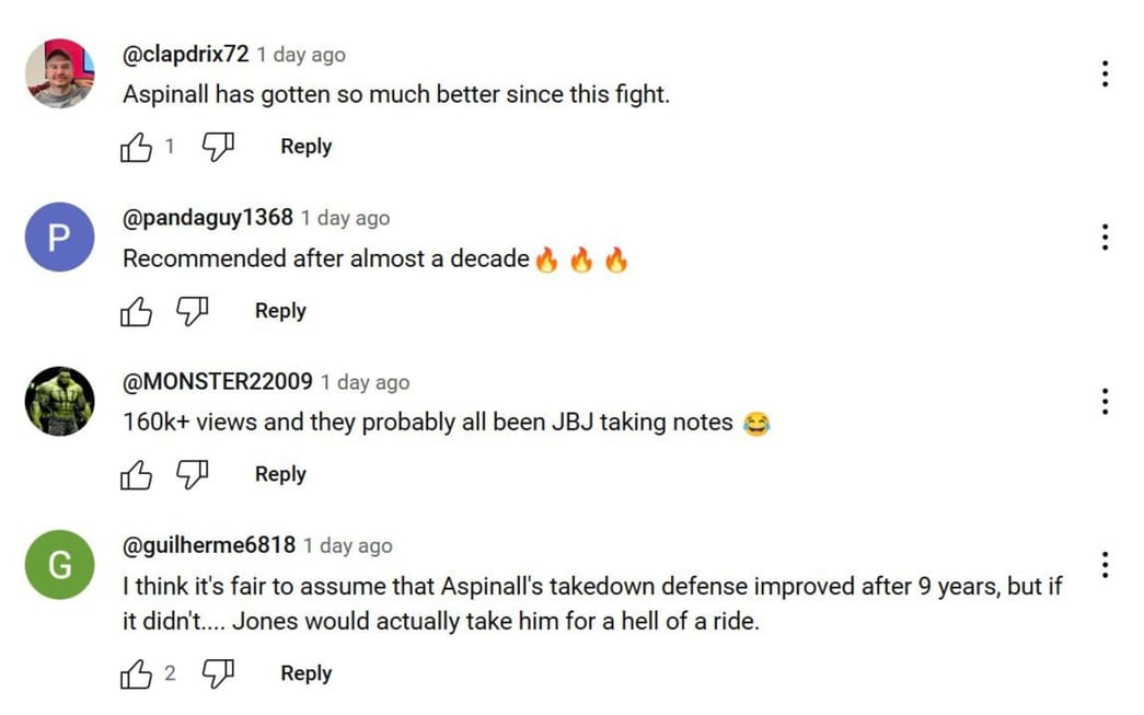 "Jonny Bones Jones wouldn't have tapped" - Fans react as they look back ...