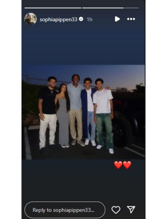 Scottie Pippen's daughter Sophia Pippen shows love to mom Larsa Pippen ...