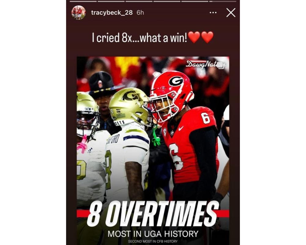 Tracy Beck: “I cried 8x”: Carson Beck’s mom Tracy shares emotional ...