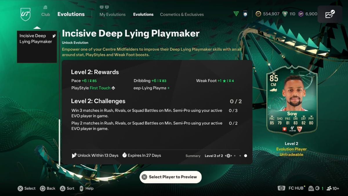 EA FC 25 Incisive Deep Lying Playmaker Evolution guide: Best players to ...