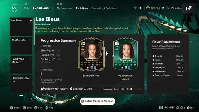 EA FC 25 Les Bleus Evolution guide: Best players to use, all upgrades ...