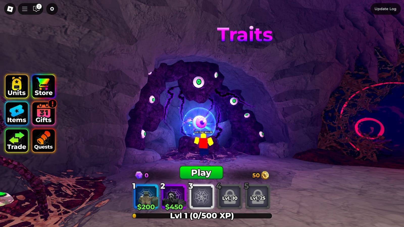 Horror Tower Defense: All Traits and chances