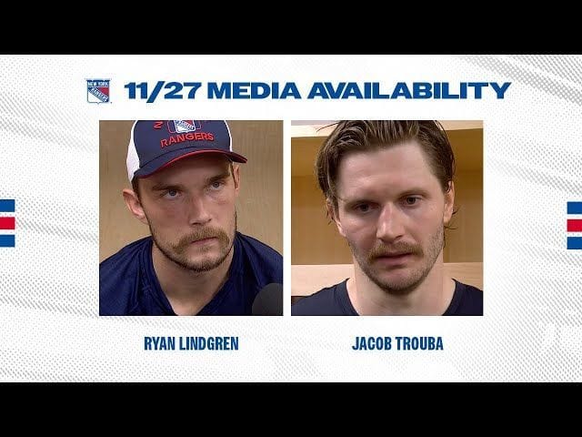 Captain Jacob Trouba makes his feelings known after Rangers blow lead ...