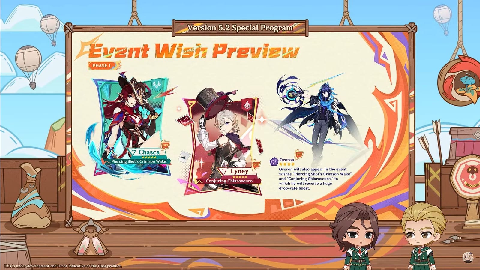 Official Genshin Impact 5.2 banners schedule