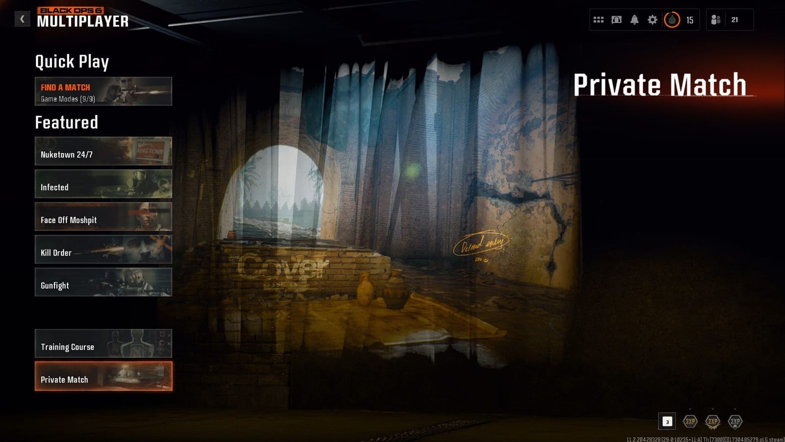 How to play private matches in Black Ops 6