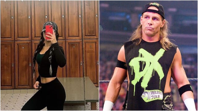 [WATCH] Female WWE champion channels her inner Shawn Michaels ...