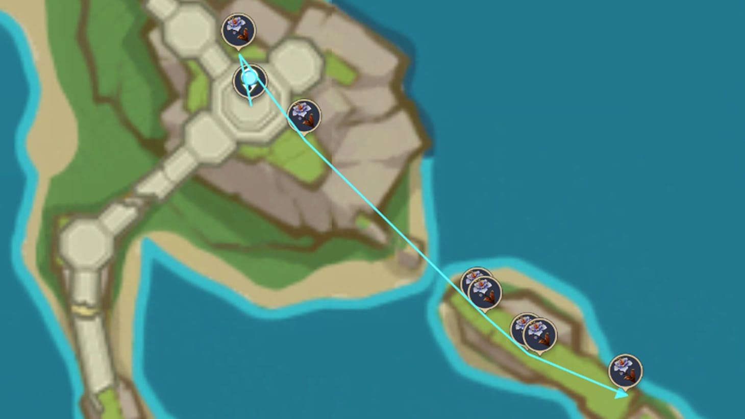 Genshin Impact Withering Purpurbloom locations and farming routes