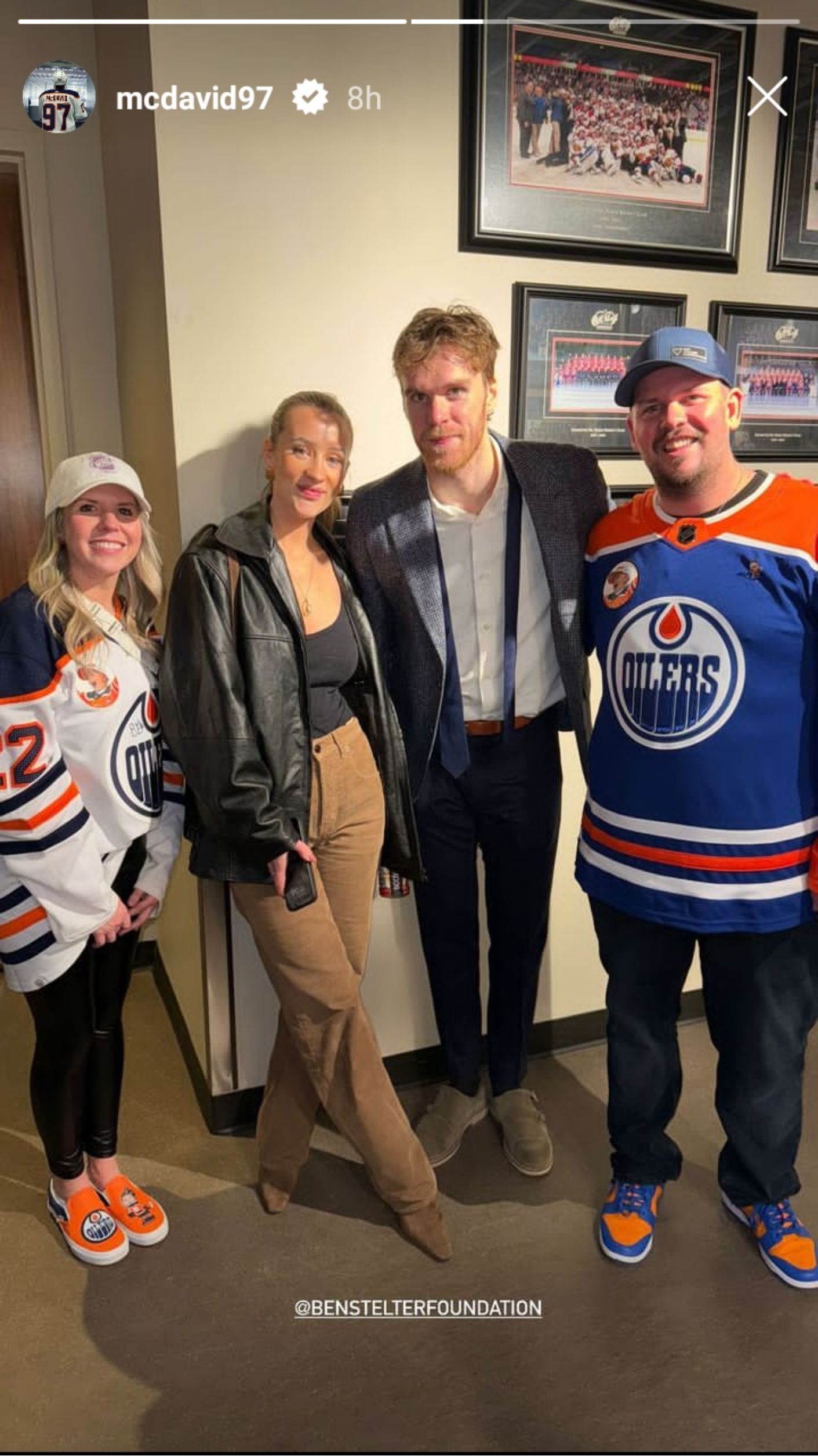 Connor McDavid and wife Lauren Kyle reconnect with parents of deceased ...