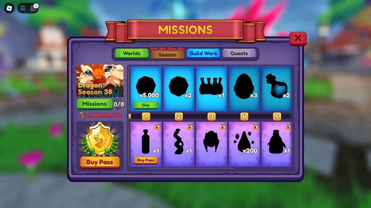 Dragon Adventures Season 38: Dragon Pass price and all rewards