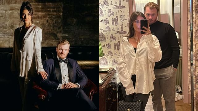 In Photos: Ian Happ's wife Julie Mazur stuns in brown as Cubs superstar ...