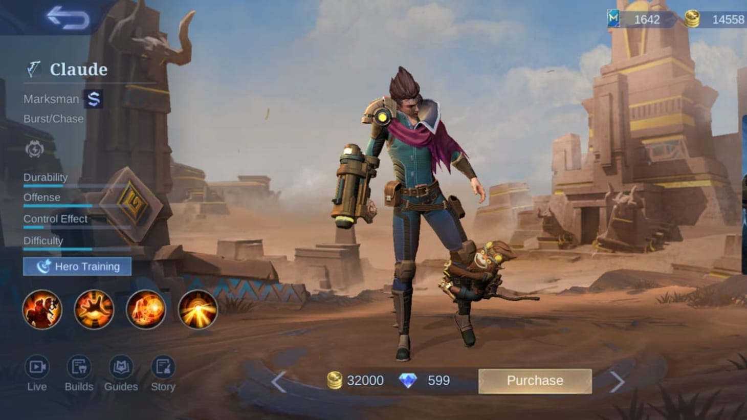 Best Mobile Legends Bang Bang (MLBB) Claude build: Equipments, emblems ...