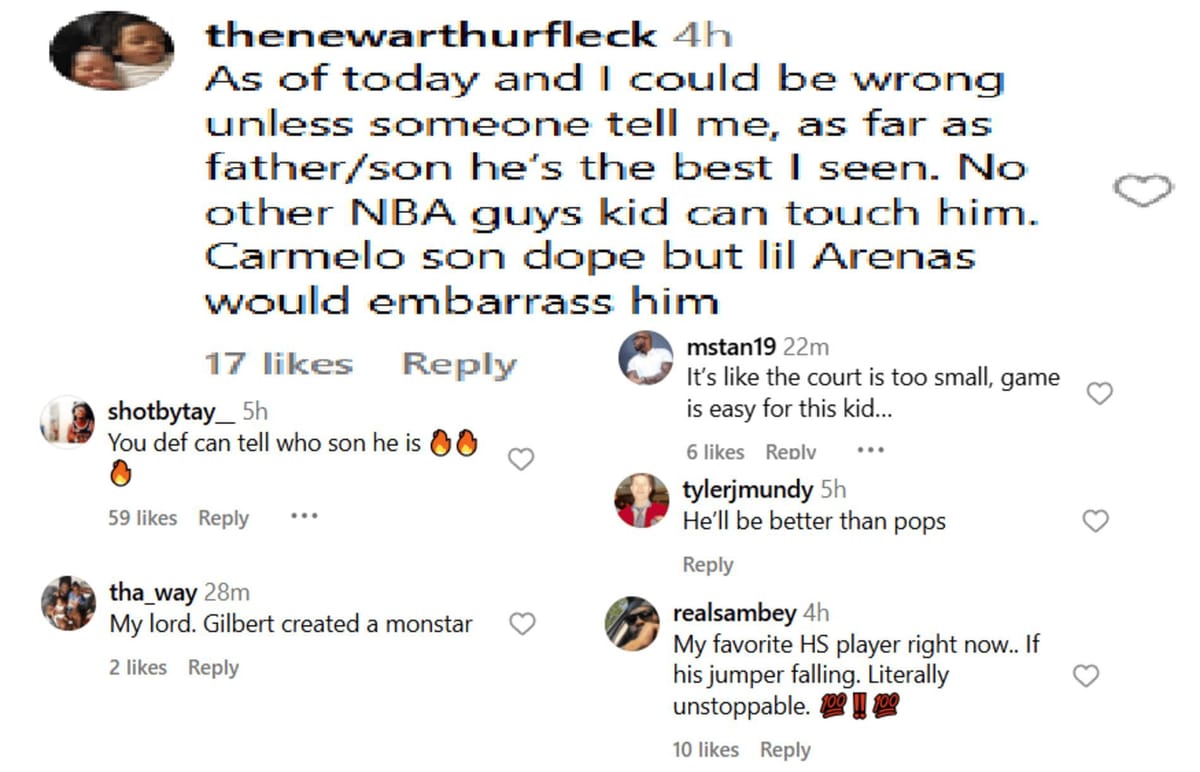 "As far as father/son he’s the best I seen": Hoops fans react to ...