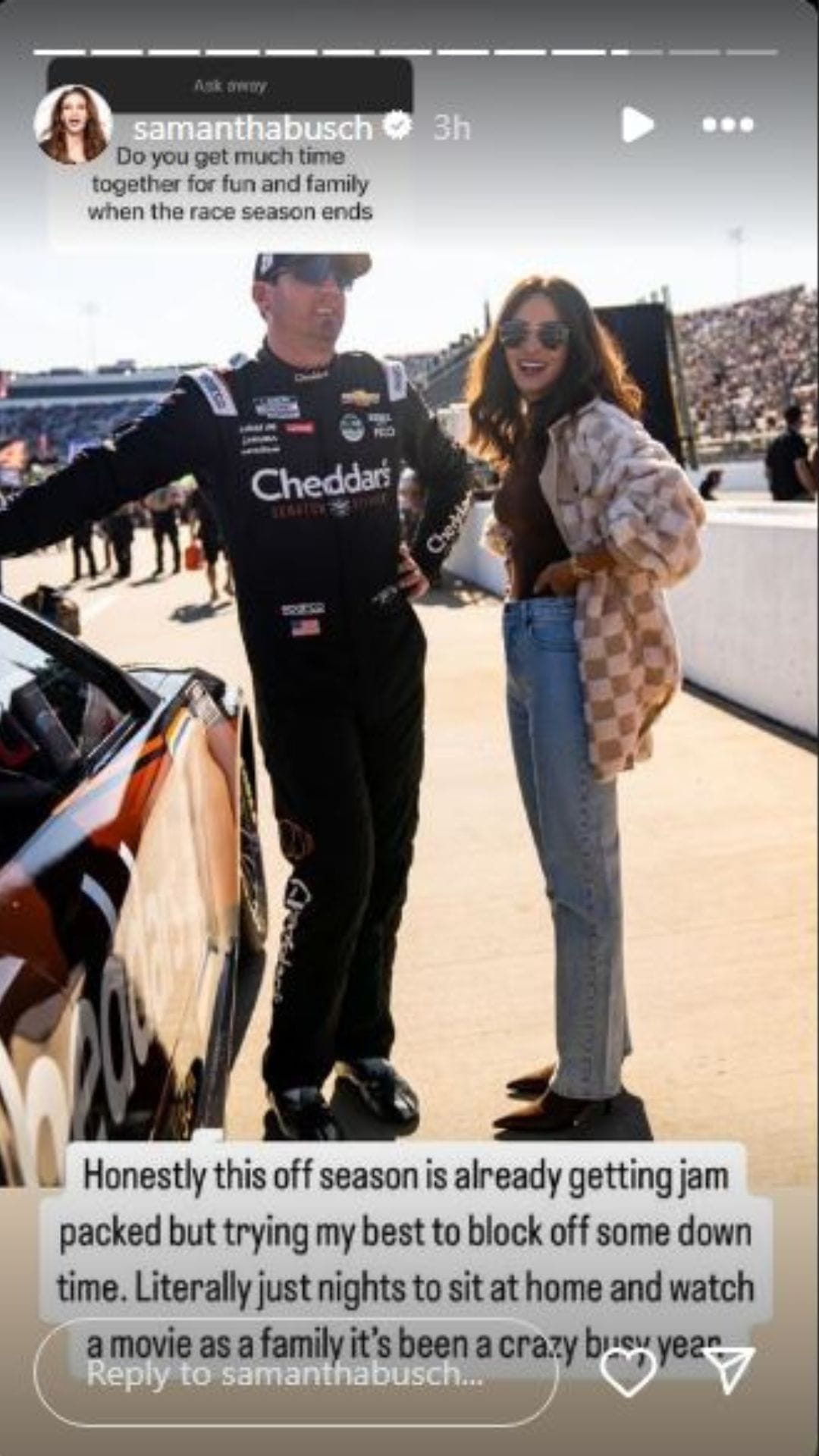 "Trying my best" - Kyle Busch’s wife Samantha shares efforts to make ...