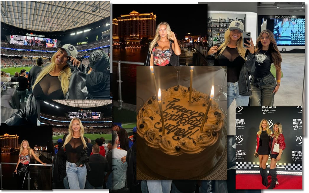 Photos: Ring girl Sydney Thomas of Jake Paul vs. Mike Tyson fight fame ...