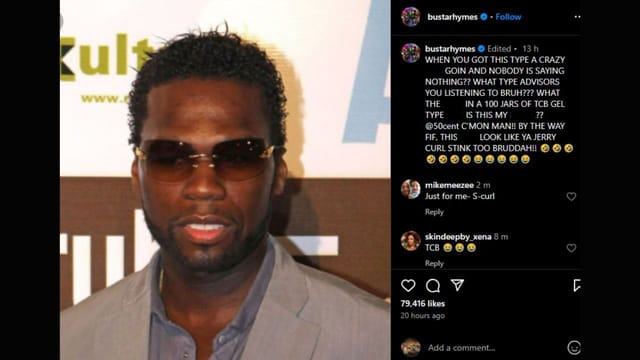 "LOOK LIKE YA JERRY CURL STINK TOO BRUDDAH!!"- Busta Rhymes and 50 Cent ...