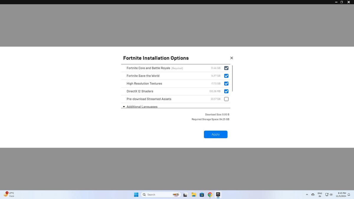 Fortnite leak showcases Thin Client Library feature