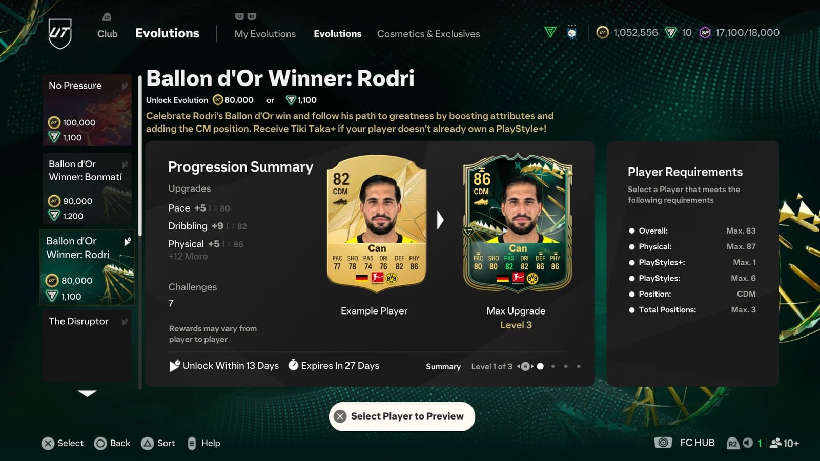 EA FC 25 Ballon d'Or Winner Rodri Evolution guide: Best players to use ...
