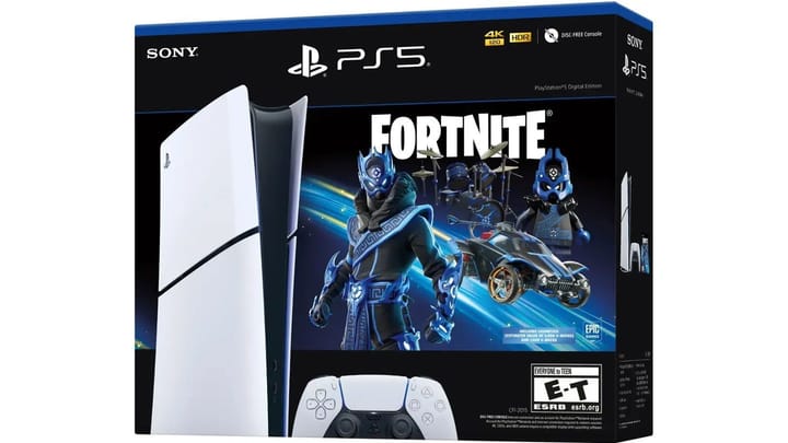 Sony PlayStation 5 Fortnite Cobalt Star Bundle available under $380 on ...