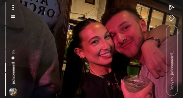 PICTURE: Jackson Merrill gets cozy with girlfriend Sammie Quinn in an ...