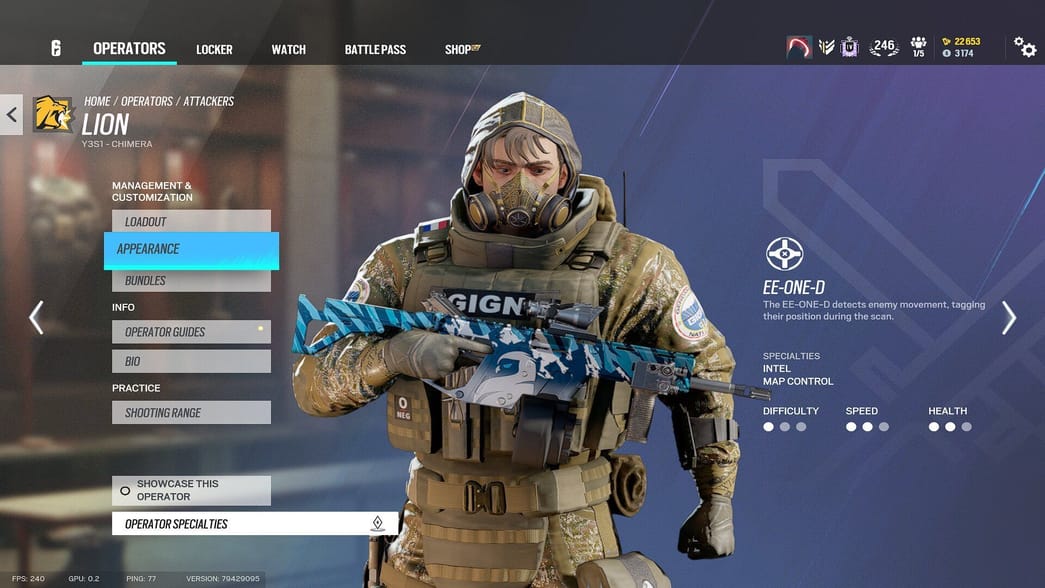 Best Lion loadout in Rainbow Six Siege