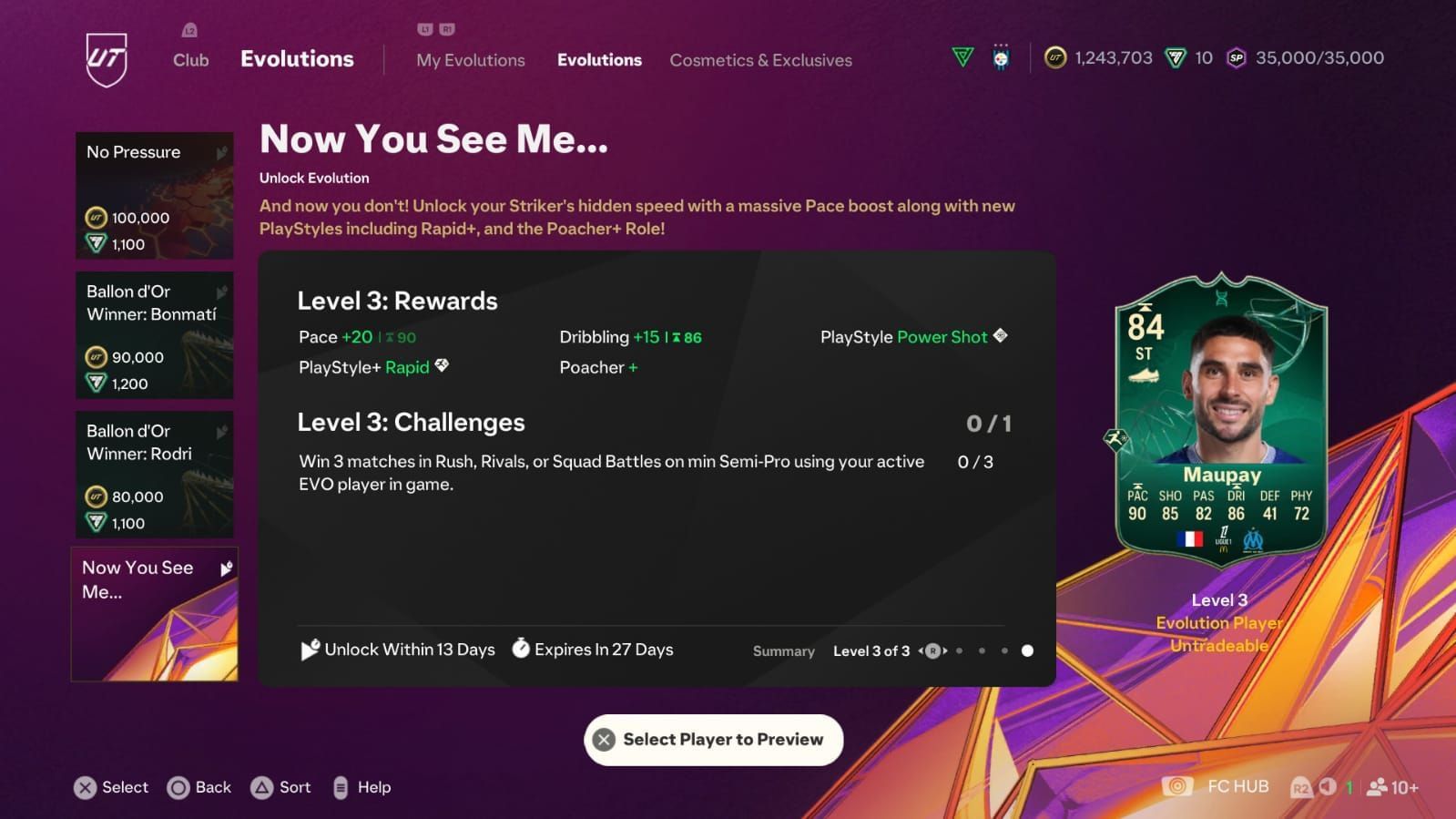 EA FC 25 Now You See Me Evolution guide: Best players to use, all upgrades, requirements, and more