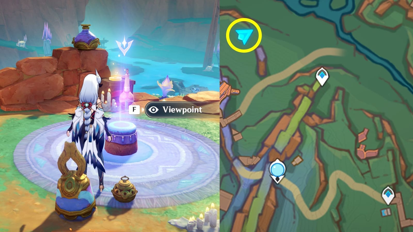 Genshin Impact Natlan 5.2 Viewpoint locations