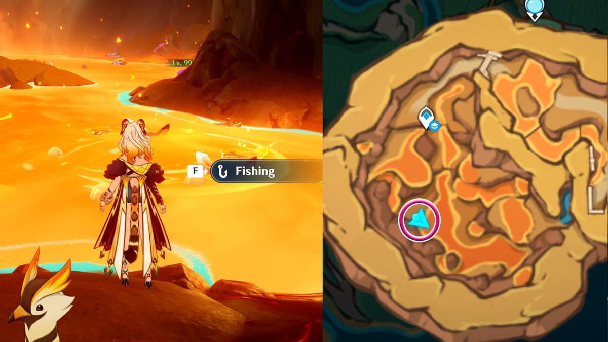 All Genshin Impact Natlan Fishing Spot locations