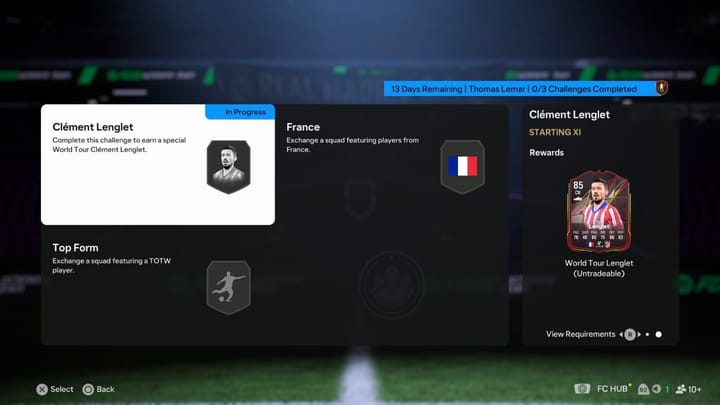 EA FC 25 Thomas Lemar World Tour SBC: All tasks and cheapest solutions