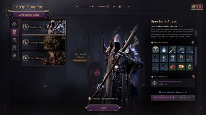 Throne and Liberty Specter's Abyss Dungeon guide: How to beat Heliber