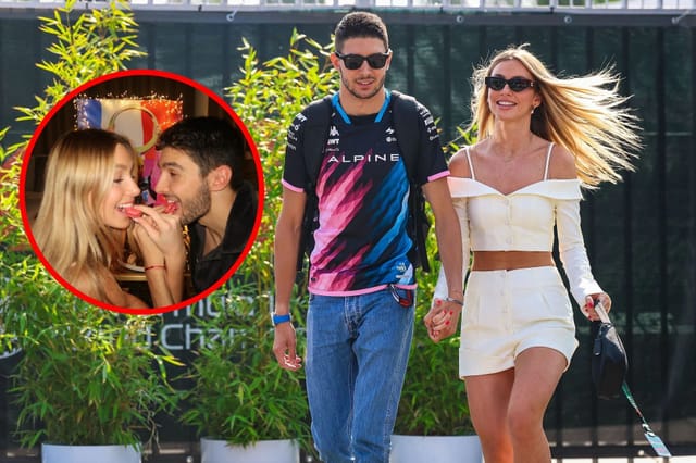 "I'm going to die of love": Fans swoon over Esteban Ocon's girlfriend's ...