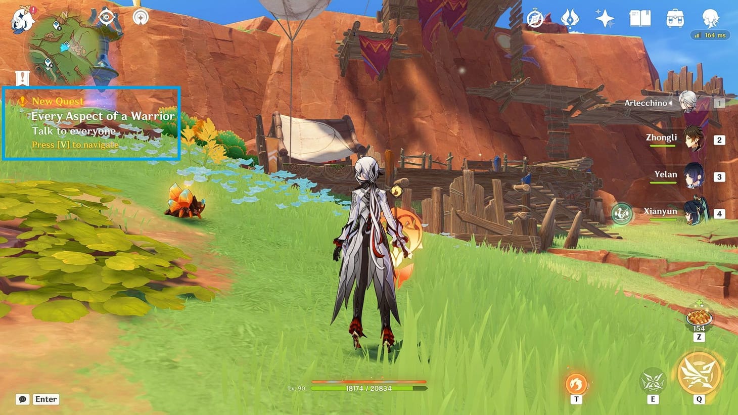 Genshin Impact Every Aspect of a Warrior quest guide