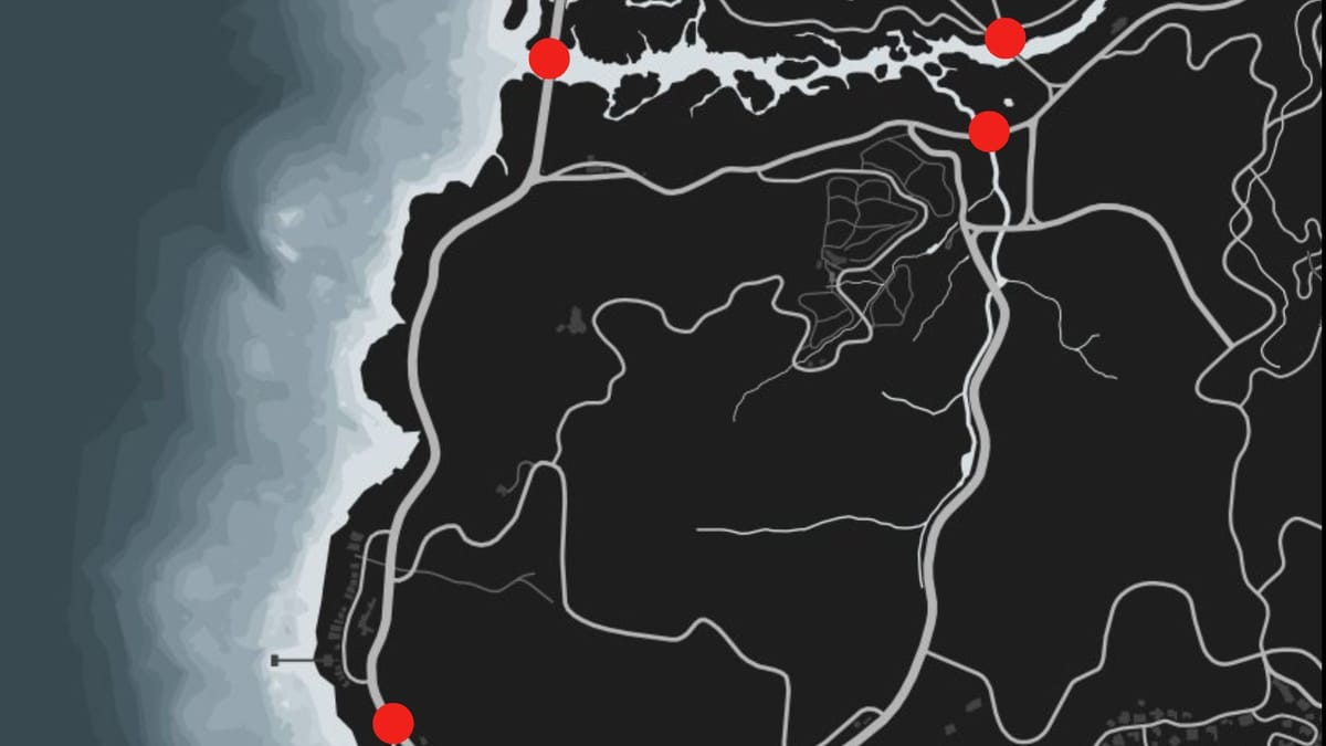 All GTA 5 Under the Bridge locations