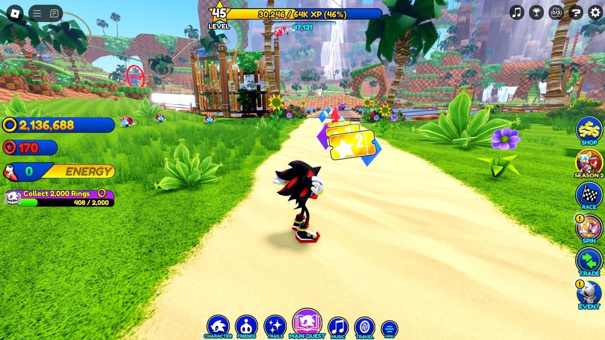 Sonic Speed Simulator Fast Pass Season 2: All rewards and price