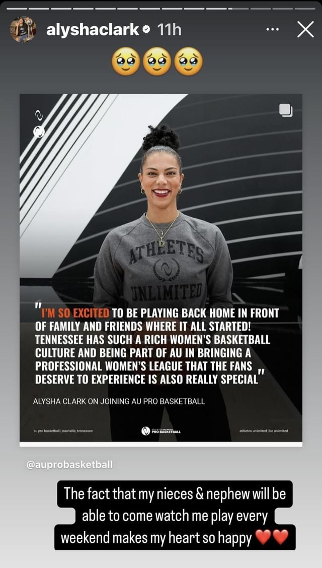 Alysha Clark: Aces' Alysha Clark reveals true motivation for competing in AU Pro Basketball ...