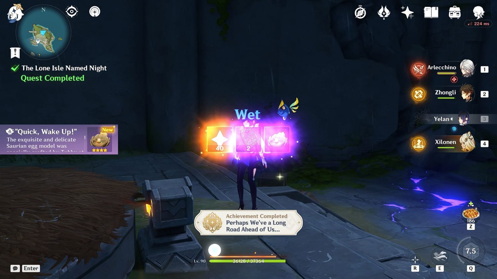 Genshin Impact The Lone Isle Named Night quest guide