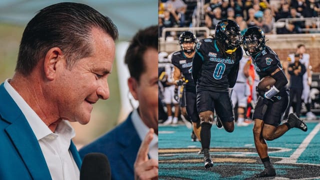 WATCH: Coastal Carolina HC Tim Beck chugs a beer just before a game