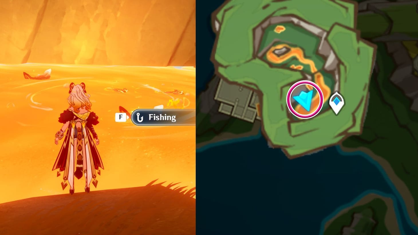 All Genshin Impact Natlan Fishing Spot locations