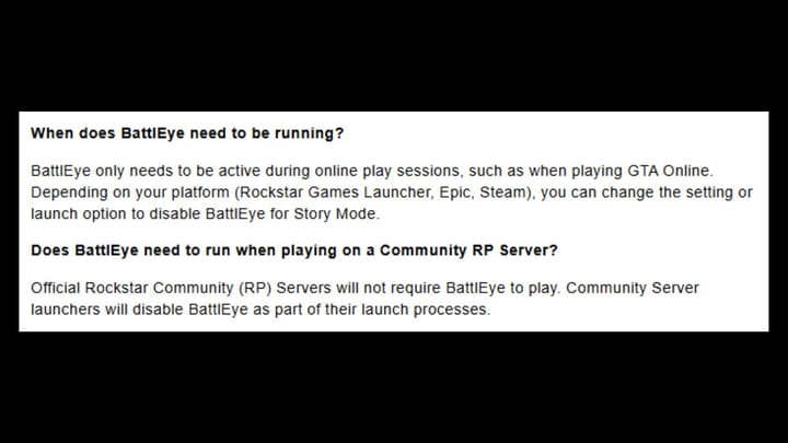 How to disable BattlEye in GTA 5?