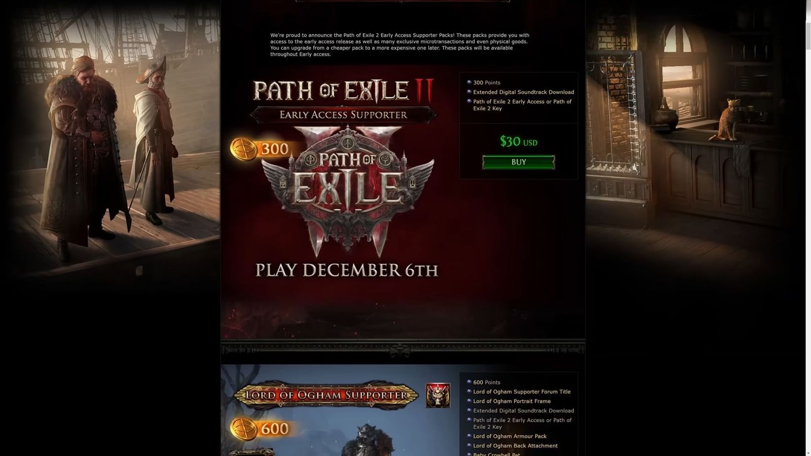 Path of Exile 2 Early Access Supporter Packs: Pricing, perks, and more