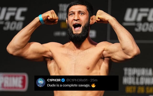 Classic Khamzat Response Fans React As Khamzat Chimaev Gives